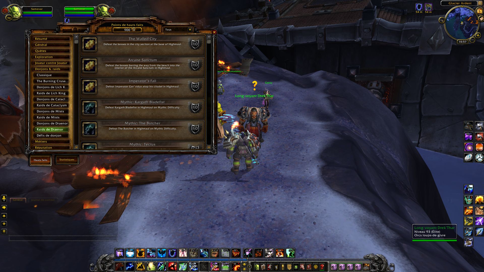 Hauts faits Warlords of Draenor - Millenium