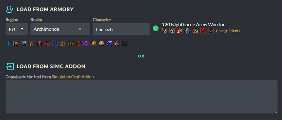 WoW : Guide Raidbots et SimulationCraft - Millenium