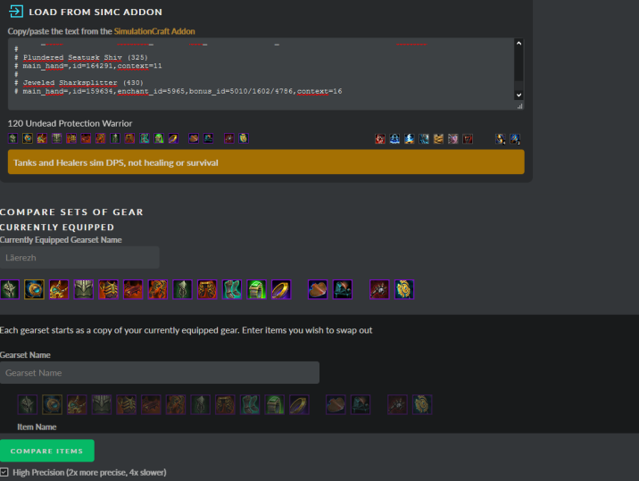 Raidbots : Utilisation avancée - WoW : Guide Raidbots et SimulationCraft - Millenium