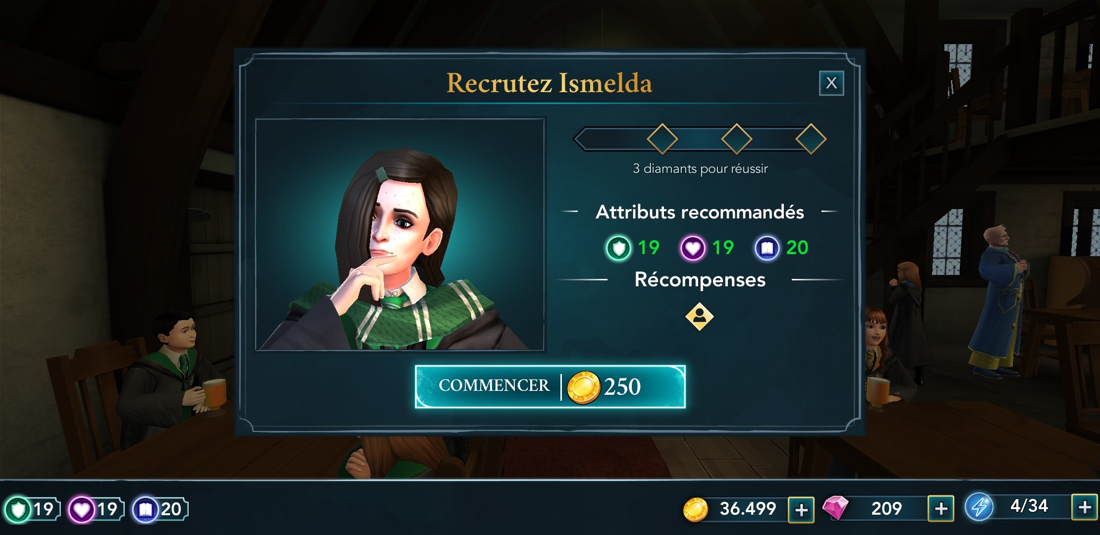 Harry Potter Hogwarts Mystery : Soluce Année 4 - Chapitre 10 - Millenium