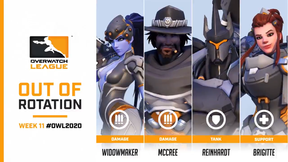 Overwatch - Overwatch League : Rotation du Héros Pool, semaine 11 OWL ...