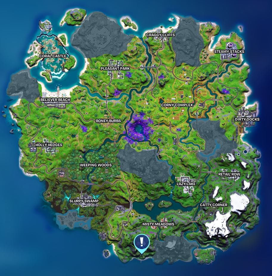 Fortnite : interagir avec un tableau de complotiste de Jonesy du bunker ...
