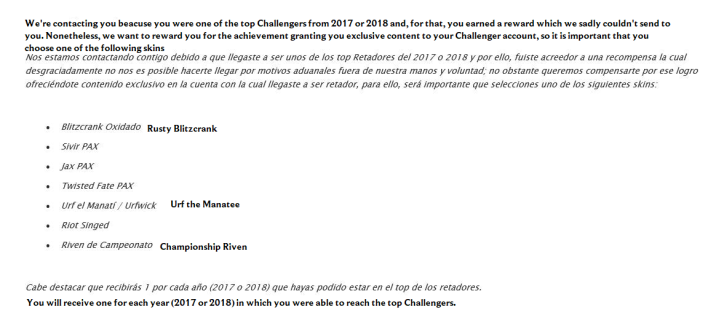 LoL : le cadeau spécial de Riot Games aux joueurs Challenger dont vous ...