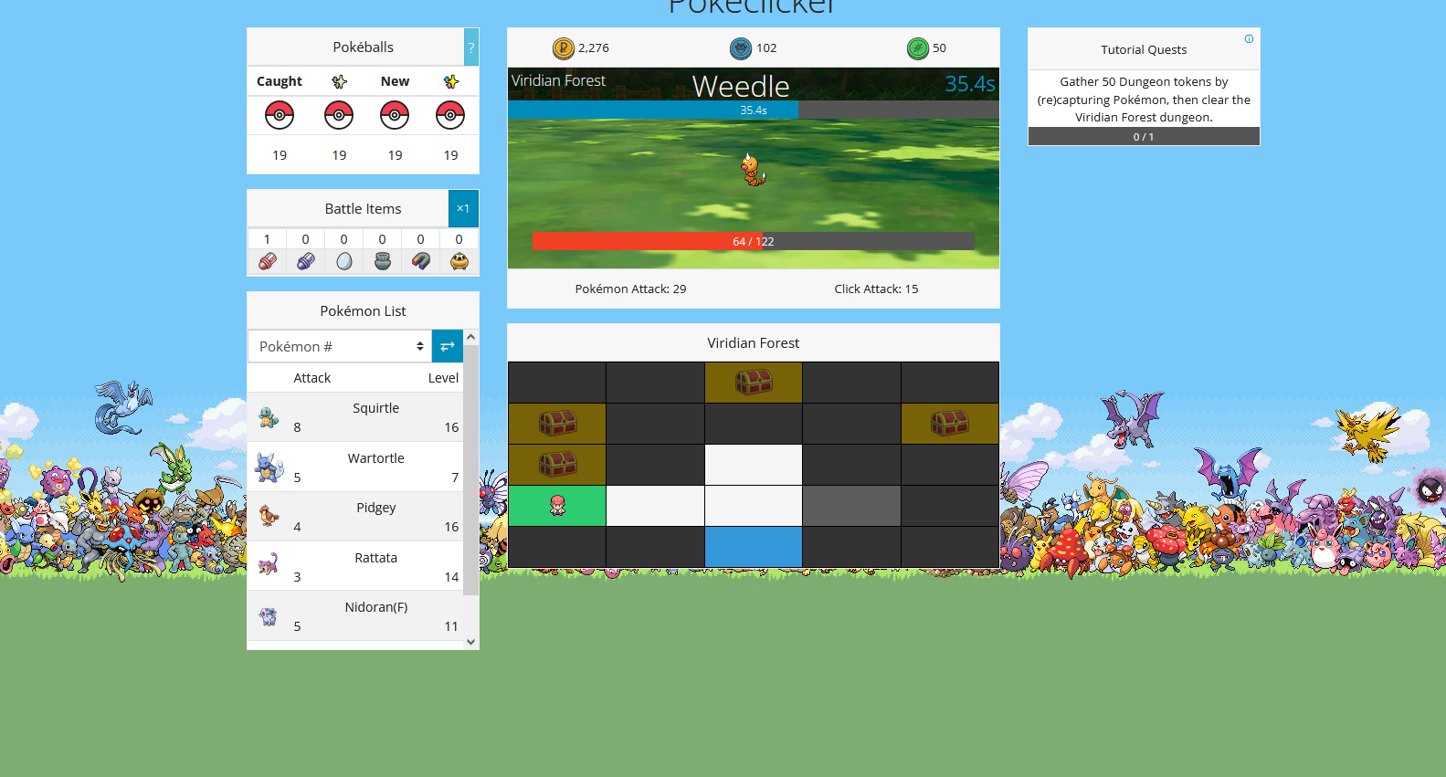 Pokeclicker : Découvrez le nouveau jeu Pokémon addictif sur navigateur ...