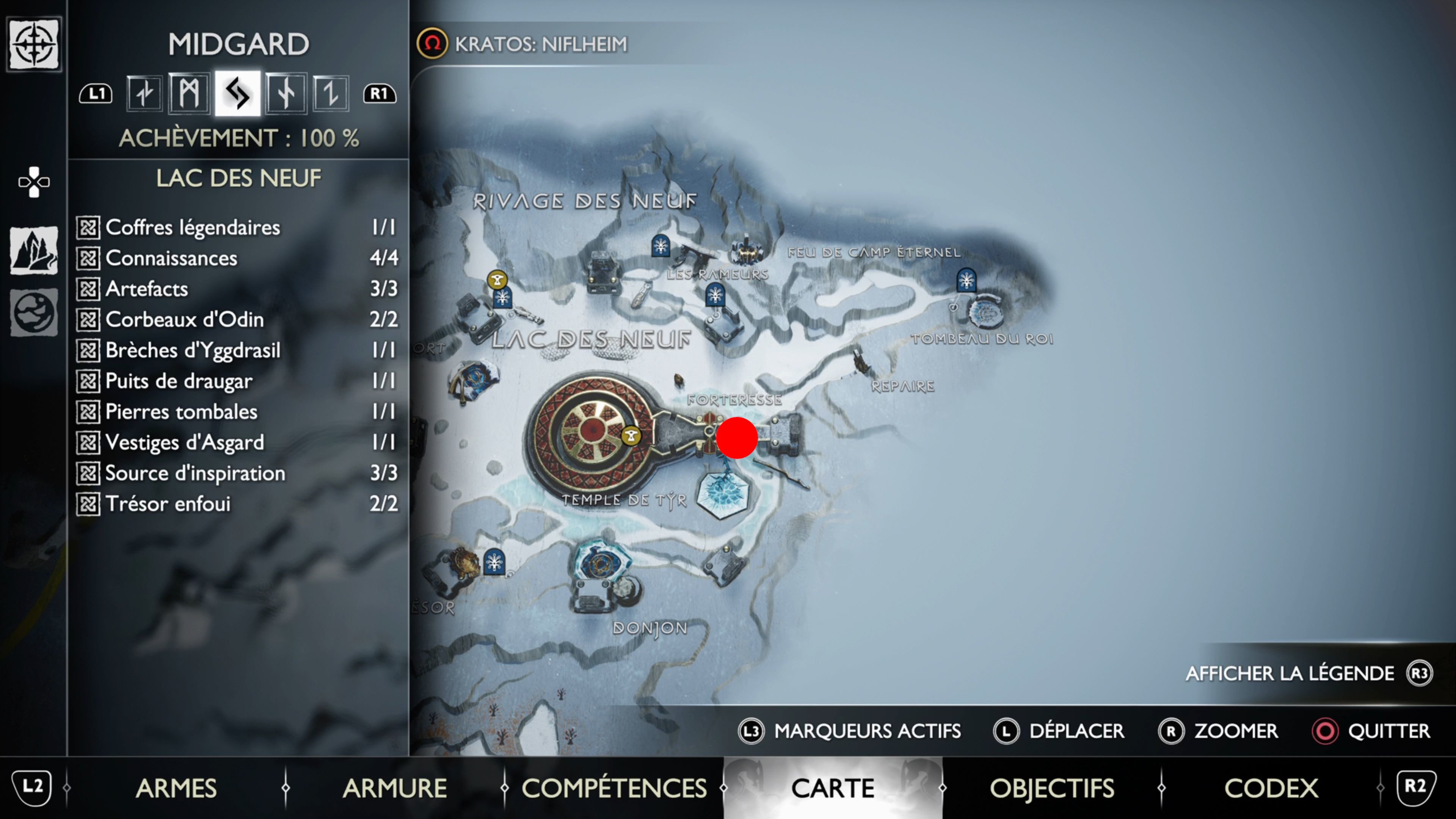 Artefact Lac des neuf God of War Ragnarok : Où le trouver ? - Millenium