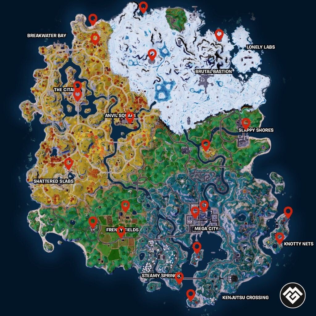 Fortnite x SNK : malles du bataillon d'exploration, où trouver les ...