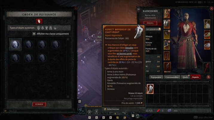 Occultiste Diablo 4 : Comment transférer les pouvoirs légendaires ou ...