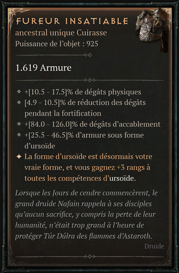 Fureur Insatiable Diablo 4 : Comment obtenir cet objet unique du druide ...