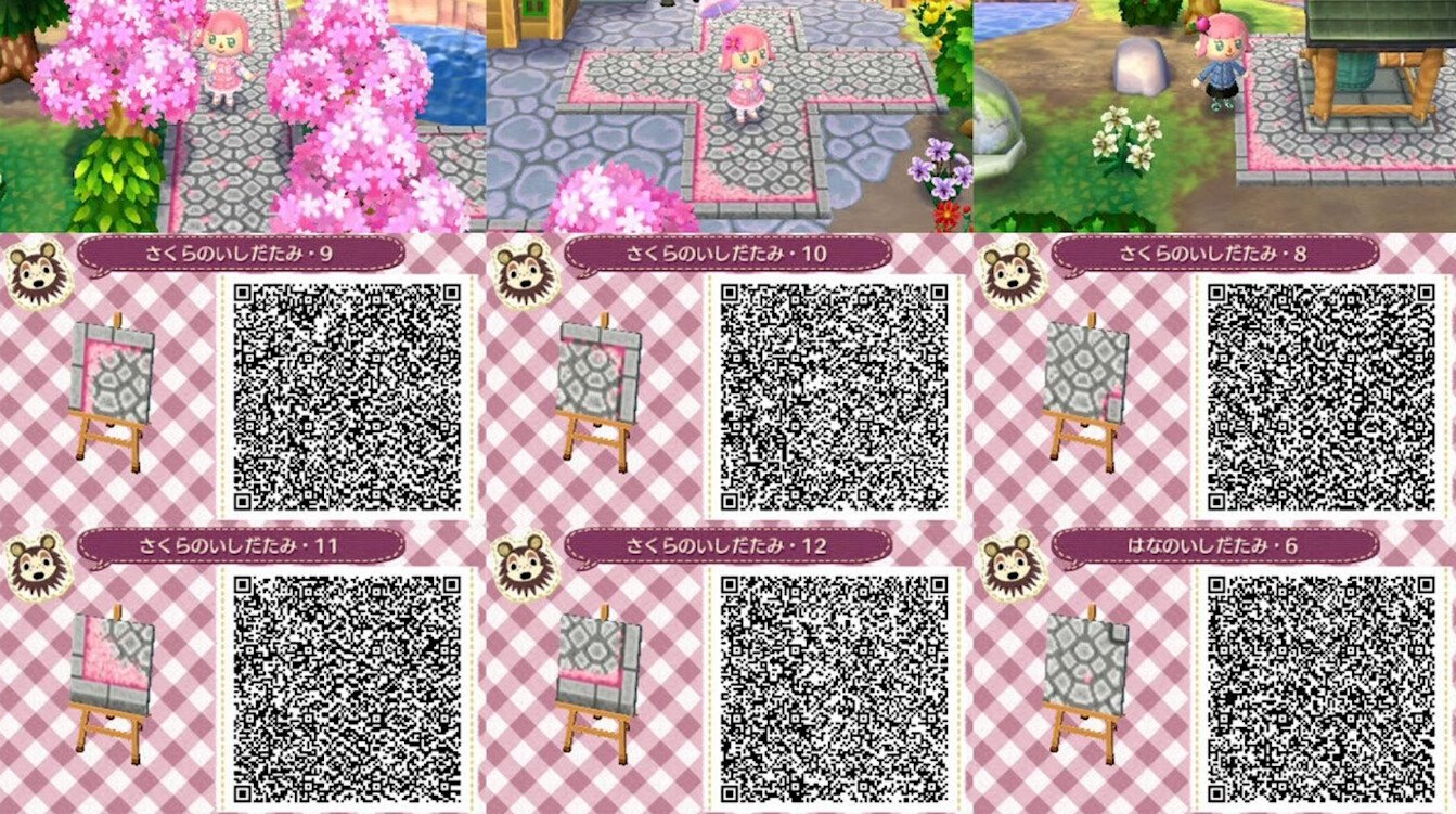 Code Motif Animal Crossing New Horizons : Liste des meilleurs QR Codes ...