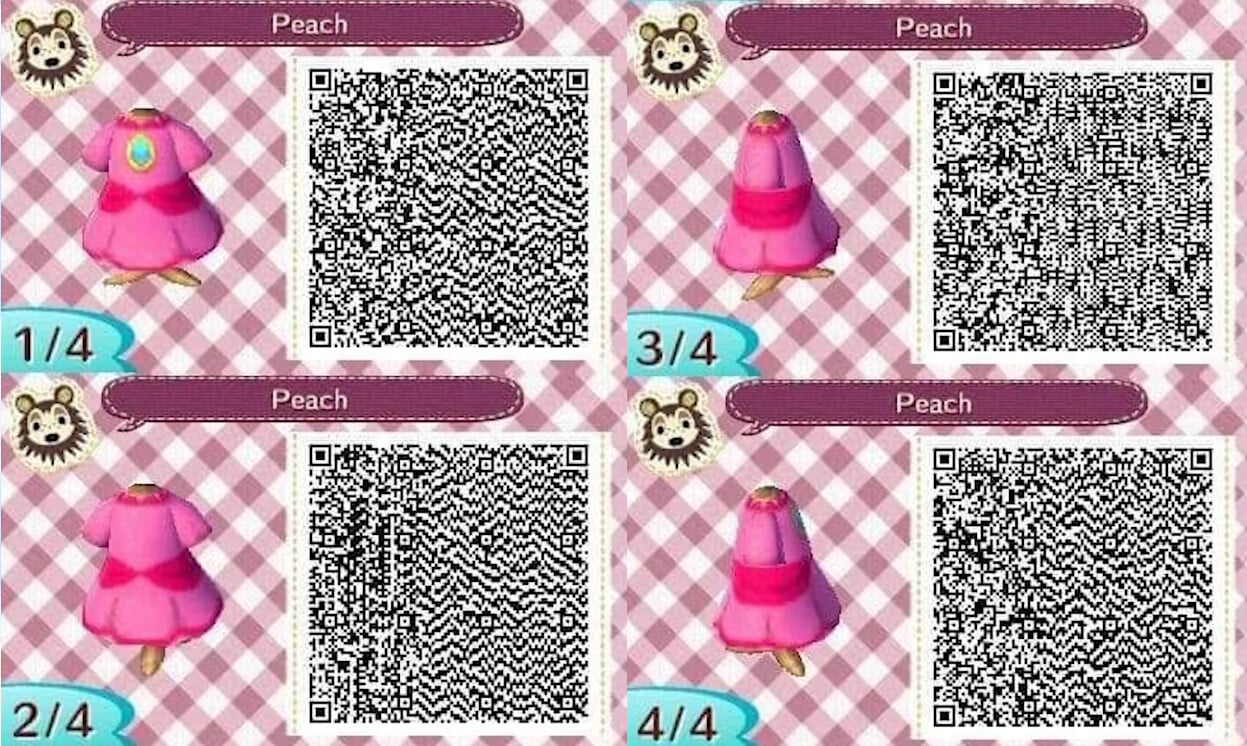 Code Motif Animal Crossing New Horizons : Liste des meilleurs QR Codes ...