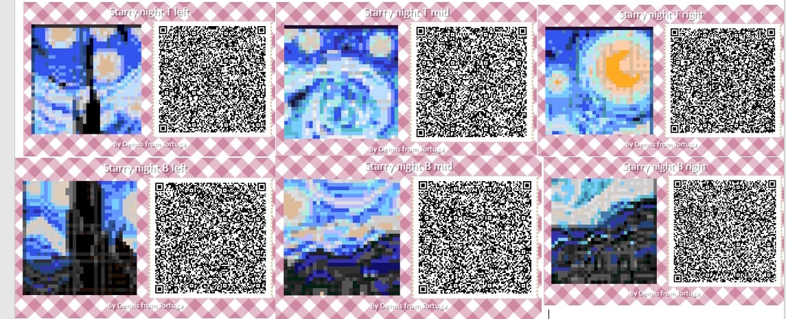 Code Motif Animal Crossing New Horizons : Liste des meilleurs QR Codes ...
