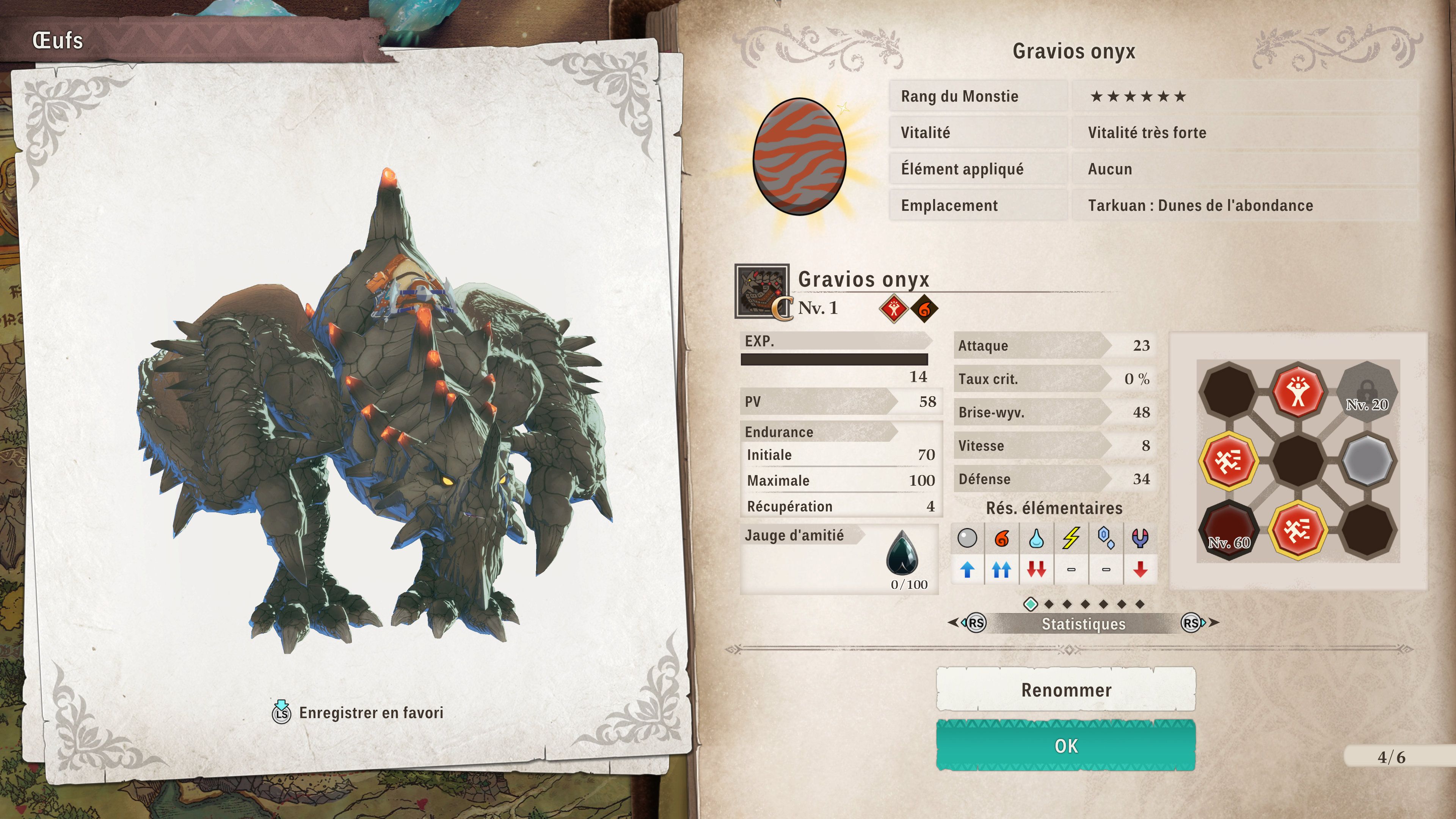 Œufs de tous les Monsties Monster Hunter Stories 3 : Liste complète et ...