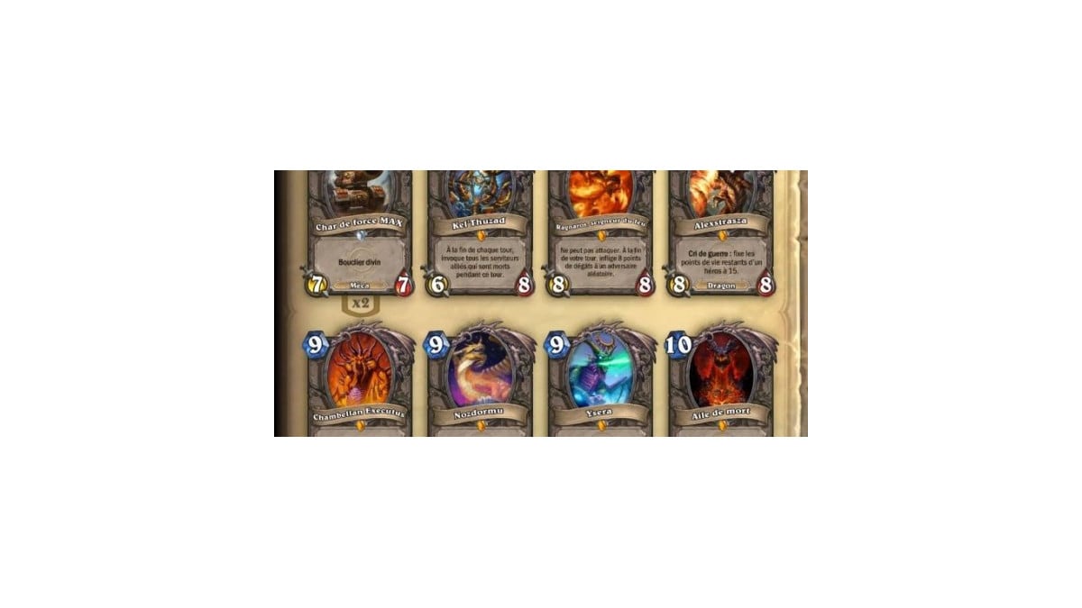 Nombre total de cartes Hearthstone - Millenium