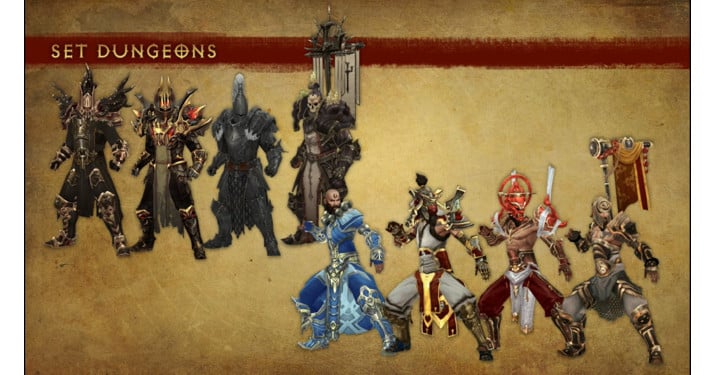 Diablo 3 : Guide Donjons d'ensemble, Set Dungeons, Liste, Position ...