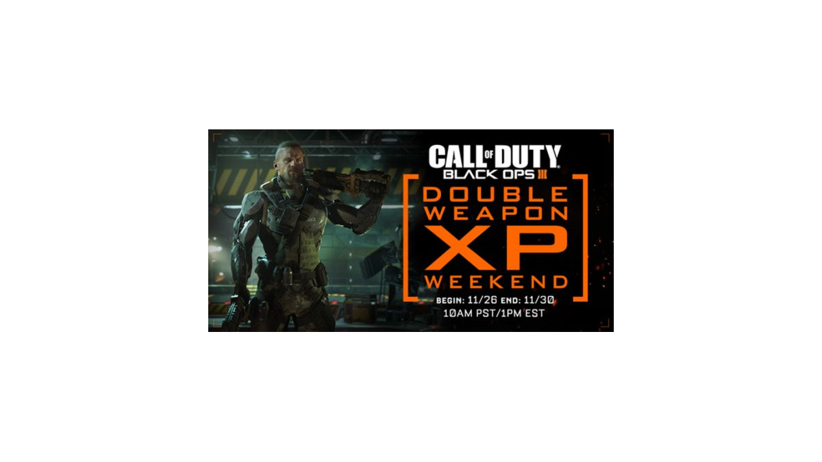 BO3 : Double XP armes novembre 2015 - Millenium