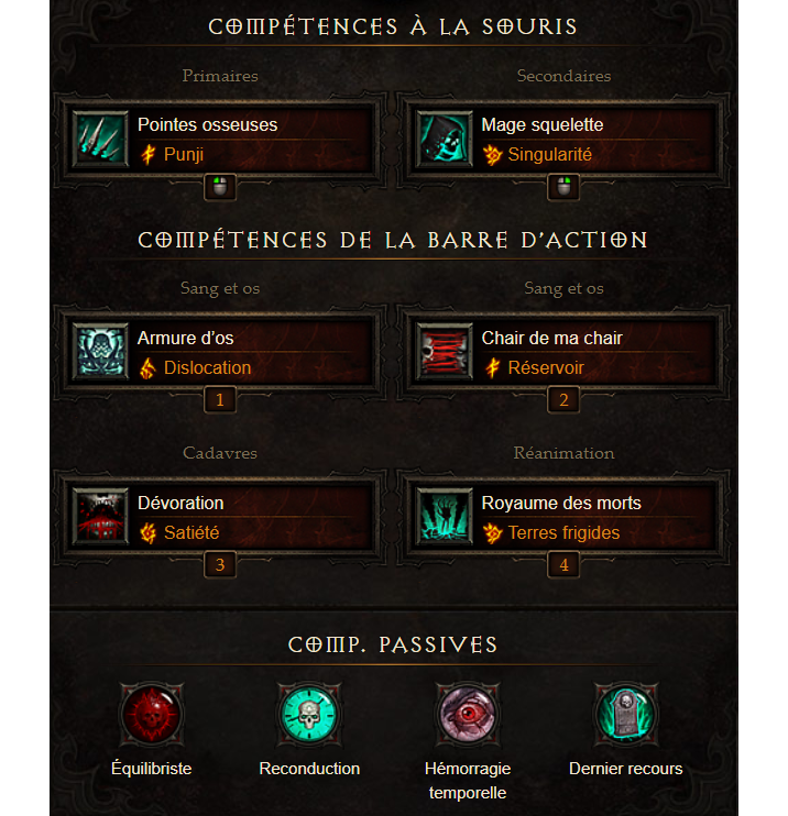 Diablo 3 : Build Nécromancien Os de Rathma - Millenium