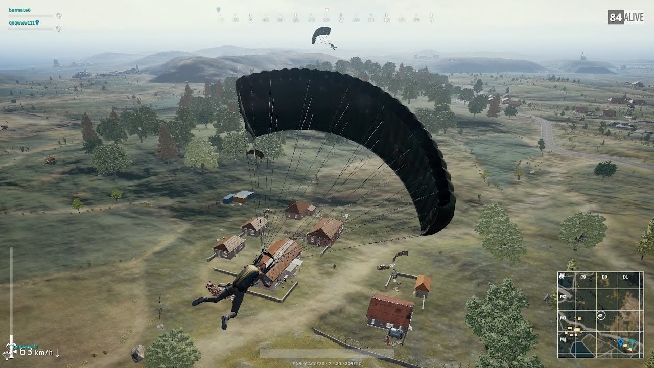 PUBG : Guide parachute, largage - Millenium