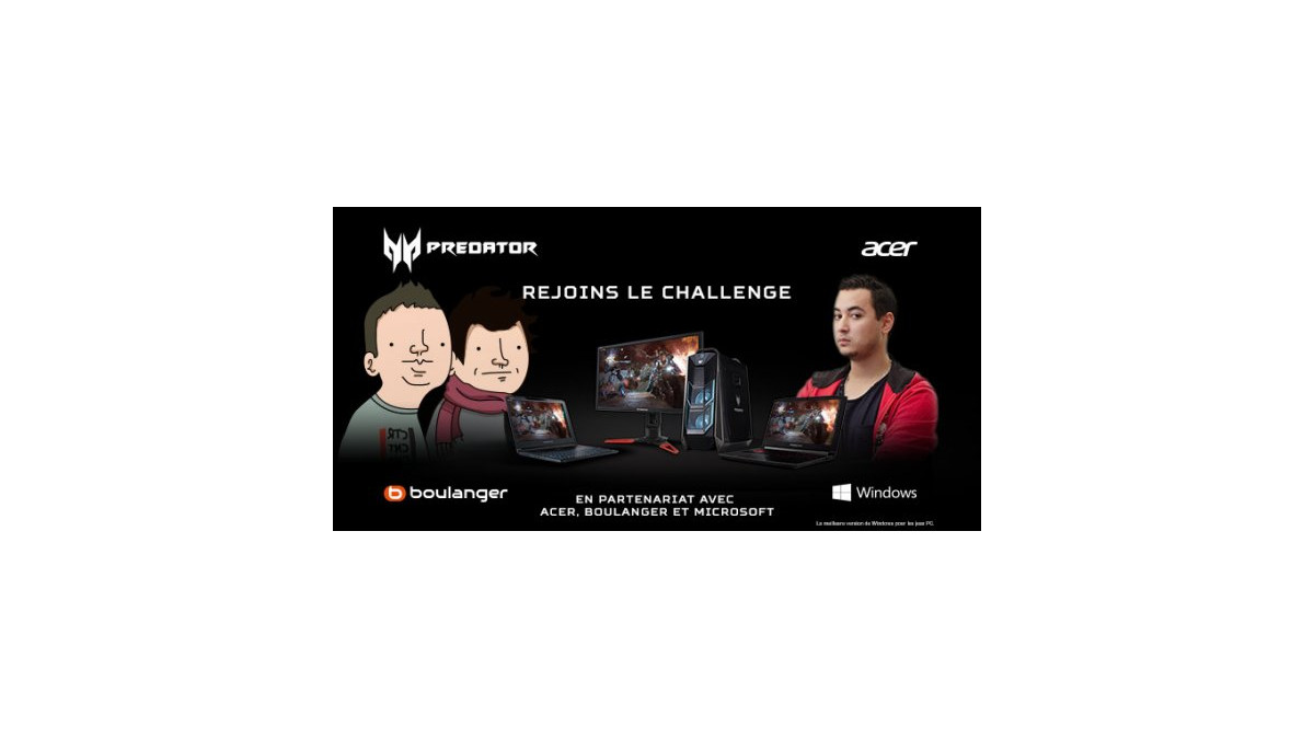 Le Predator Challenge, c'est aujourd'hui - Millenium