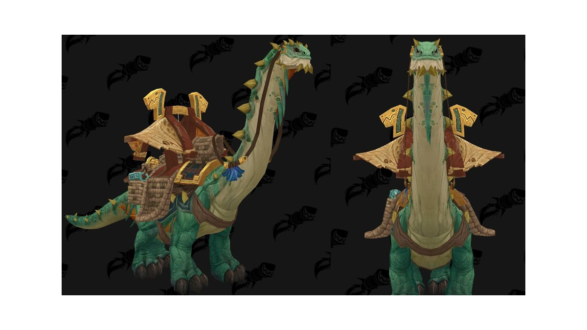 WoW BFA Monture: Brutosaure de caravane puissant (Mighty Caravan ...