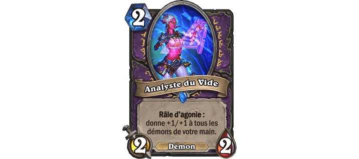 Hearthstone Projet Armageboum : Analyste du vide (Void Analyst) - Millenium