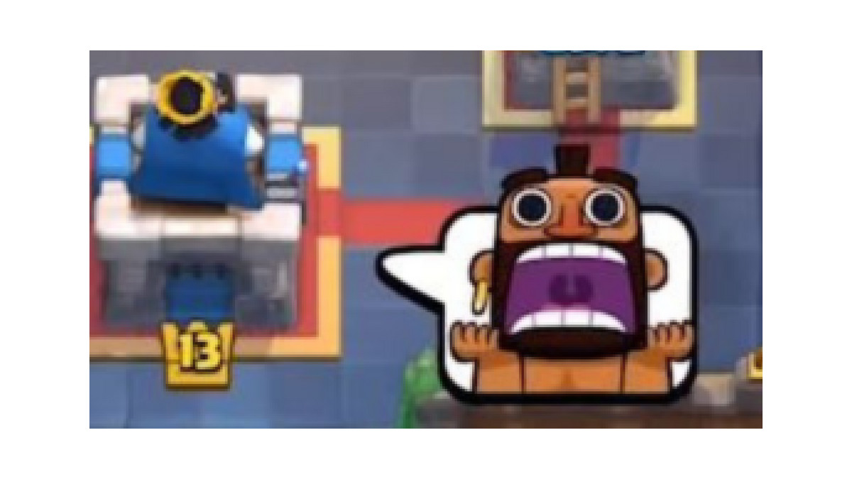 Clash Royale : emote Hog rider, tilt, bruit - Millenium