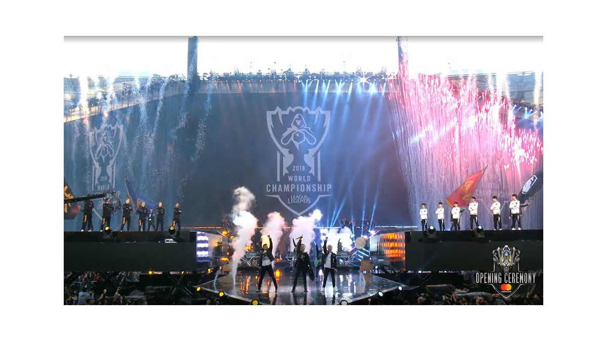 Worlds LoL 2018 : cérémonie d'ouverture, opening ceremony - Millenium