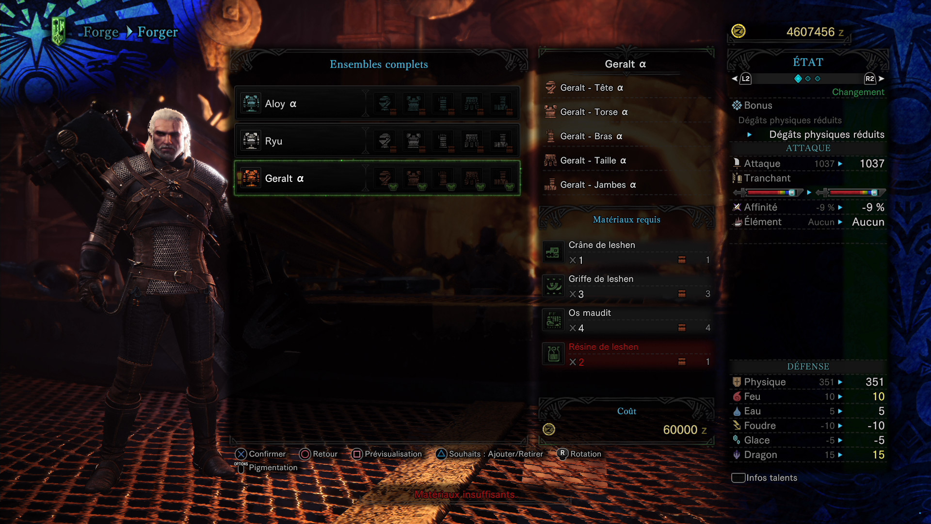 Monster Hunter World : Guide Quête Witcher, Leshen, secrets ...