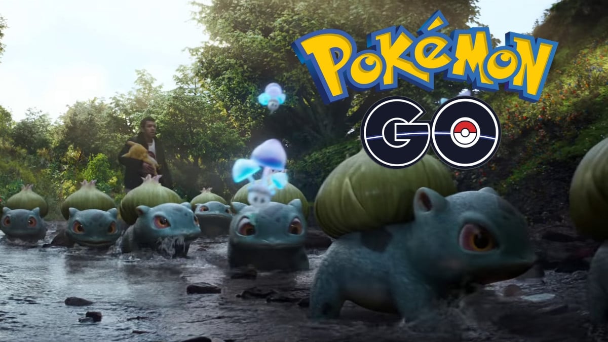 Pokemon GO : attraper le Pokemon graine qui se balade dans une rivière ...