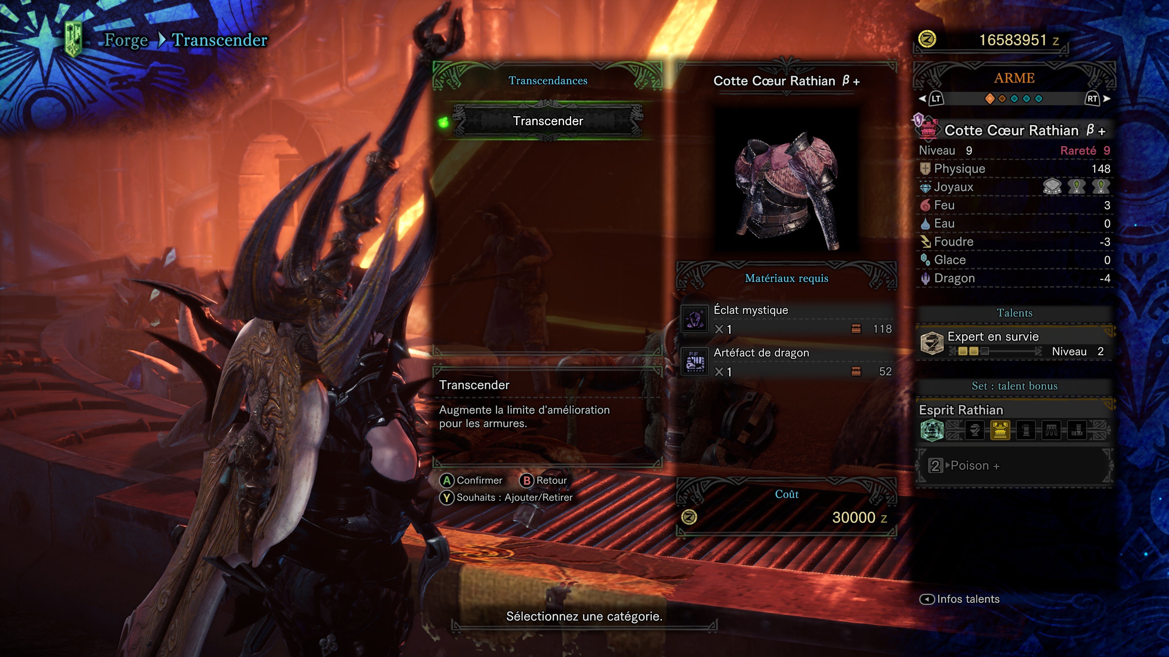 Transcendances d'armure - MHW Iceborne : Composants pour transcender ...