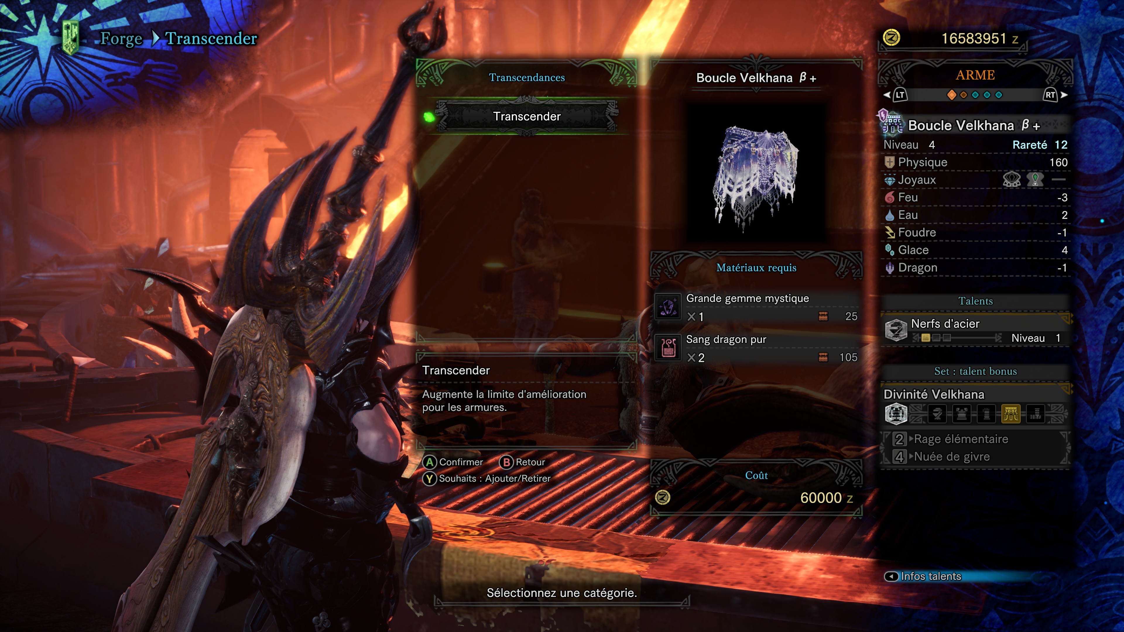 Transcendances d'armure - MHW Iceborne : Composants pour transcender ...