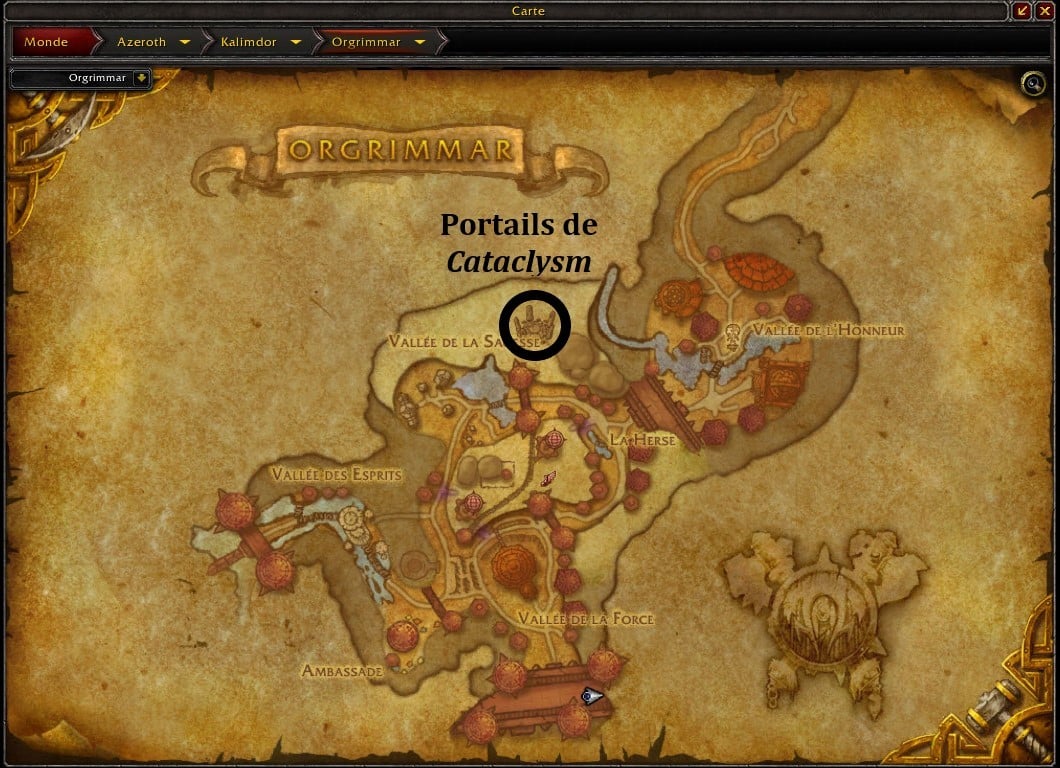 Orgrimmar et capitales secondaires de la Horde - WoW : Salles des ...