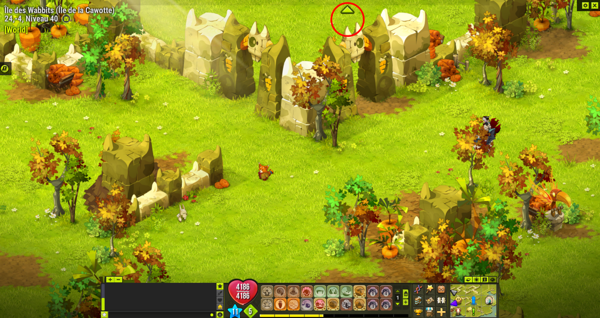 Dofus : Île des Wabbits, Chemin vers le Wabbit GM - Millenium