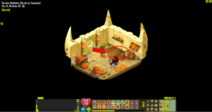 Dofus : Île des Wabbits, Chemin vers le Wabbit GM - Millenium