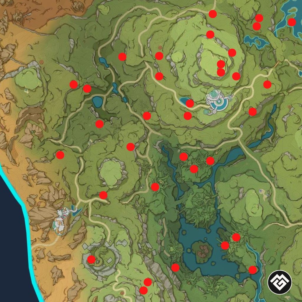 Genshin Impact : où trouver tous les Aranaras du patch 3.0 - Millenium