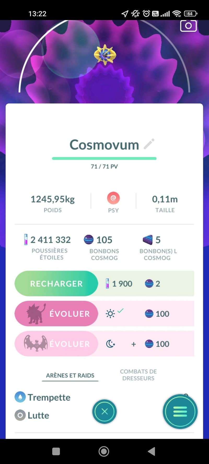 Cosmovum Pokémon GO : Comment le faire évoluer en Lunala et Solgaleo ? - Millenium