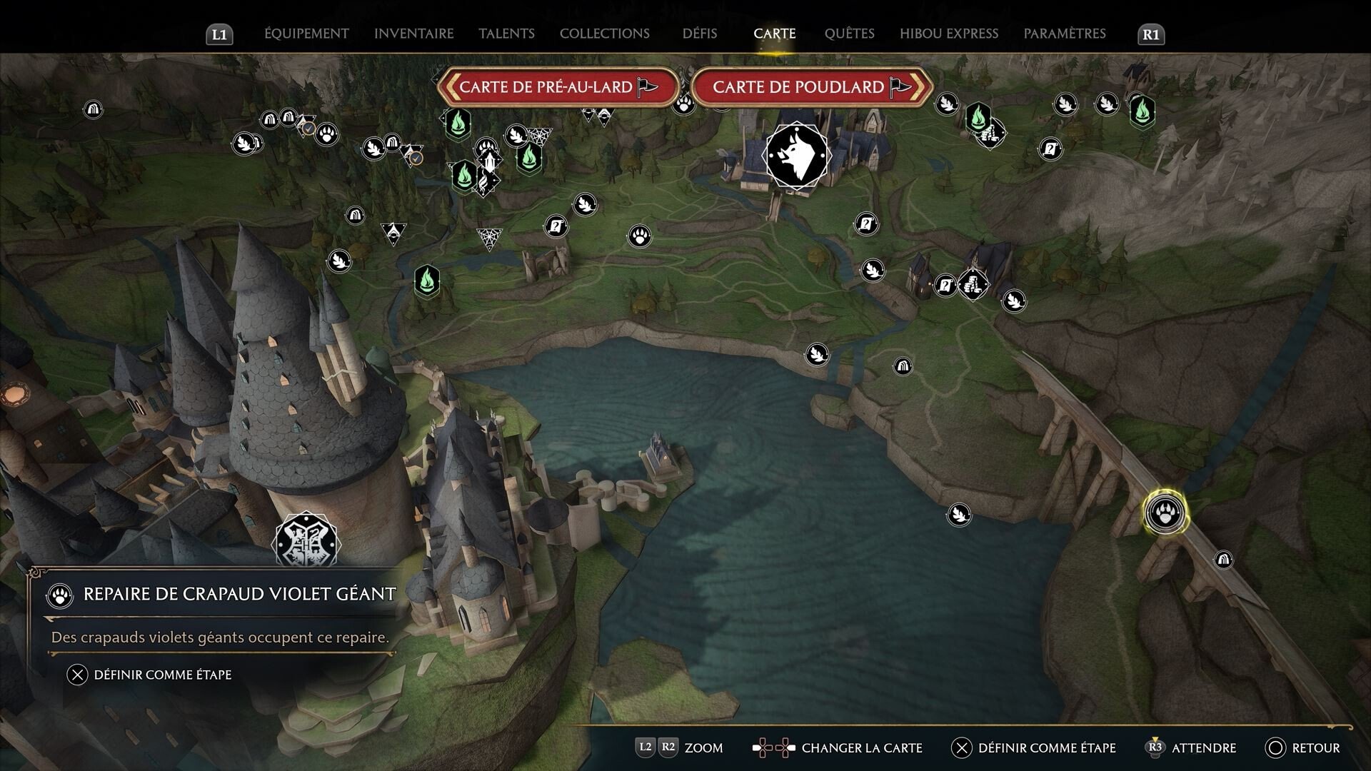 Crapaud géant violet Hogwarts Legacy : Lieu capture, coloris... Tout ...