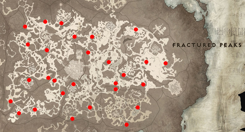 Autels de Lilith Diablo 4 : Bonus et où tous les trouver sur la carte ...