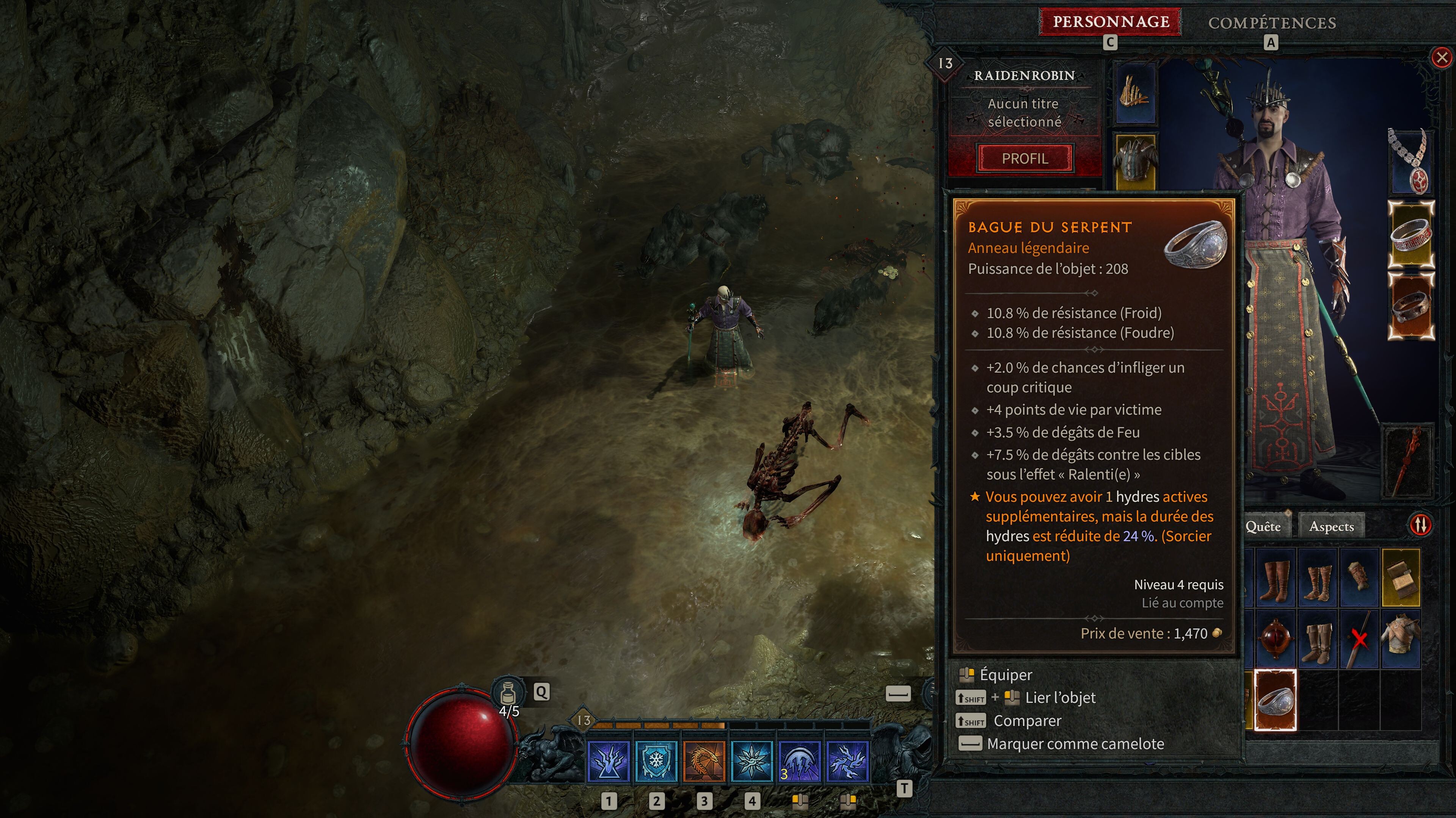 Diablo 4 Hydra Chain Lightning Sorcerer Build: The Most Powerful ...