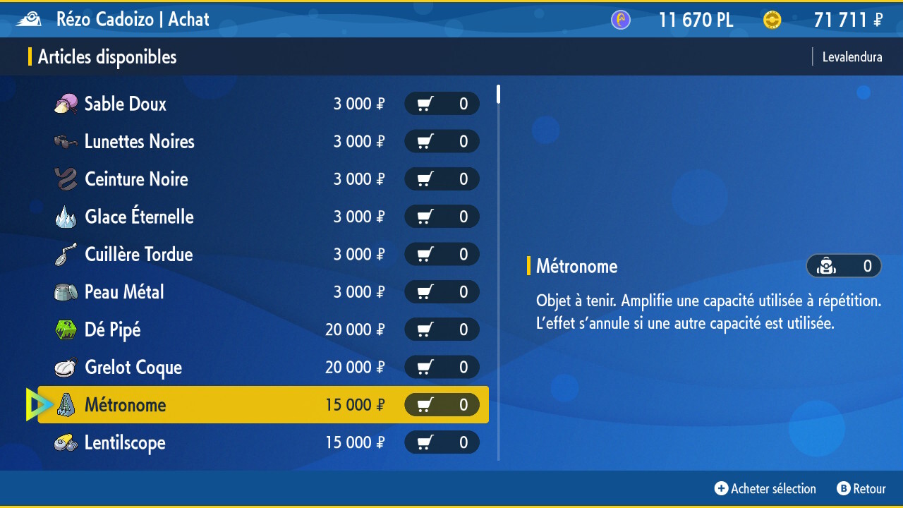 Metronome Pokémon Écarlate et Violet : Où trouver cet objet et à quoi sert-il ? - Millenium