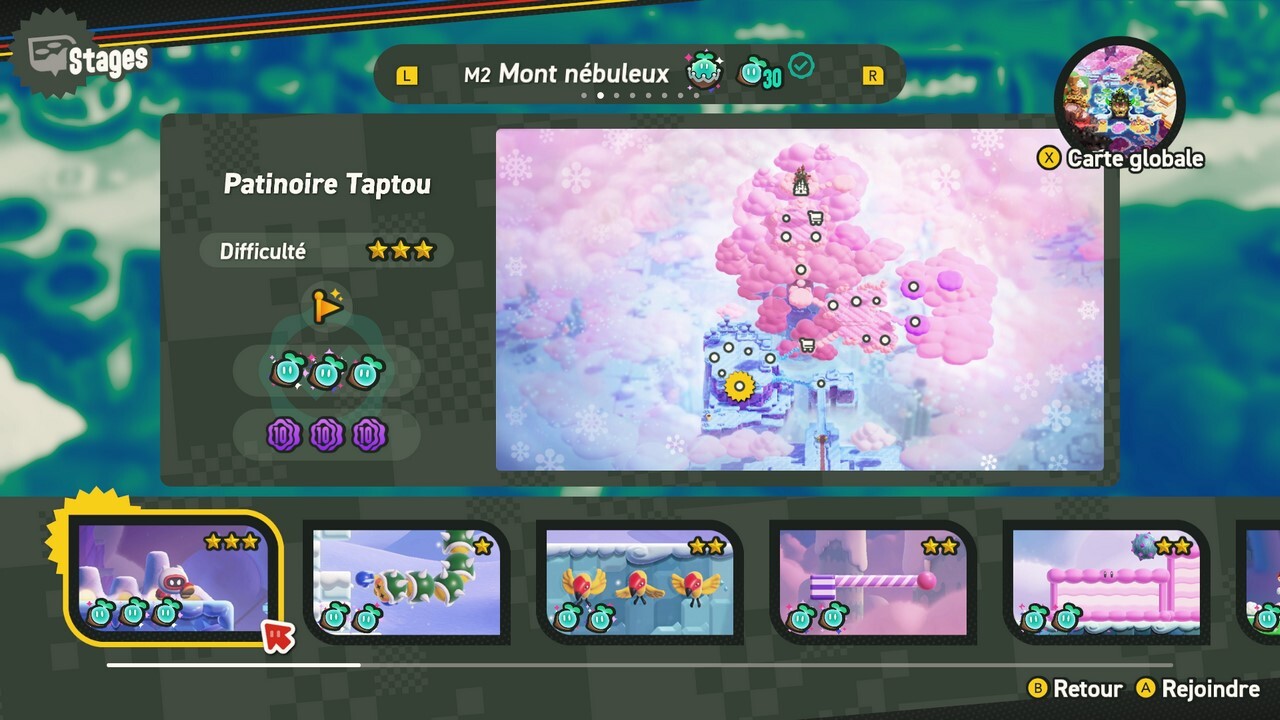 Mont Nébuleux Mario Wonder, Monde 2 : Liste complète des niveaux et ...