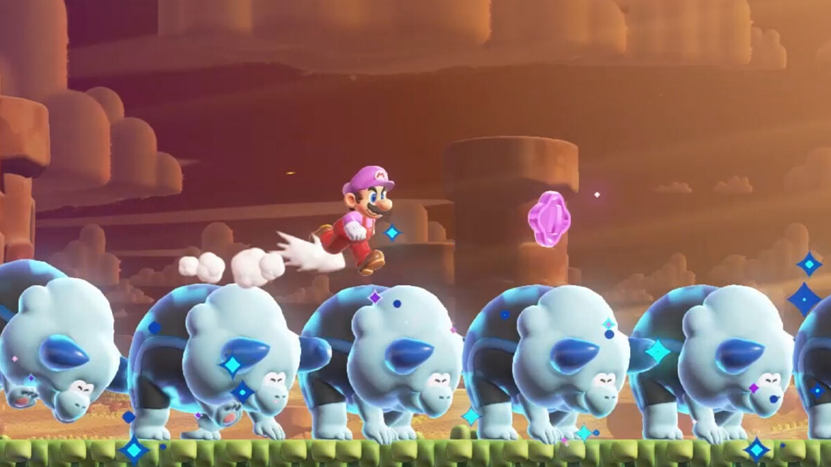 Cours, Cours, Courseratops Mario Wonder : Pièces violettes, graine ...