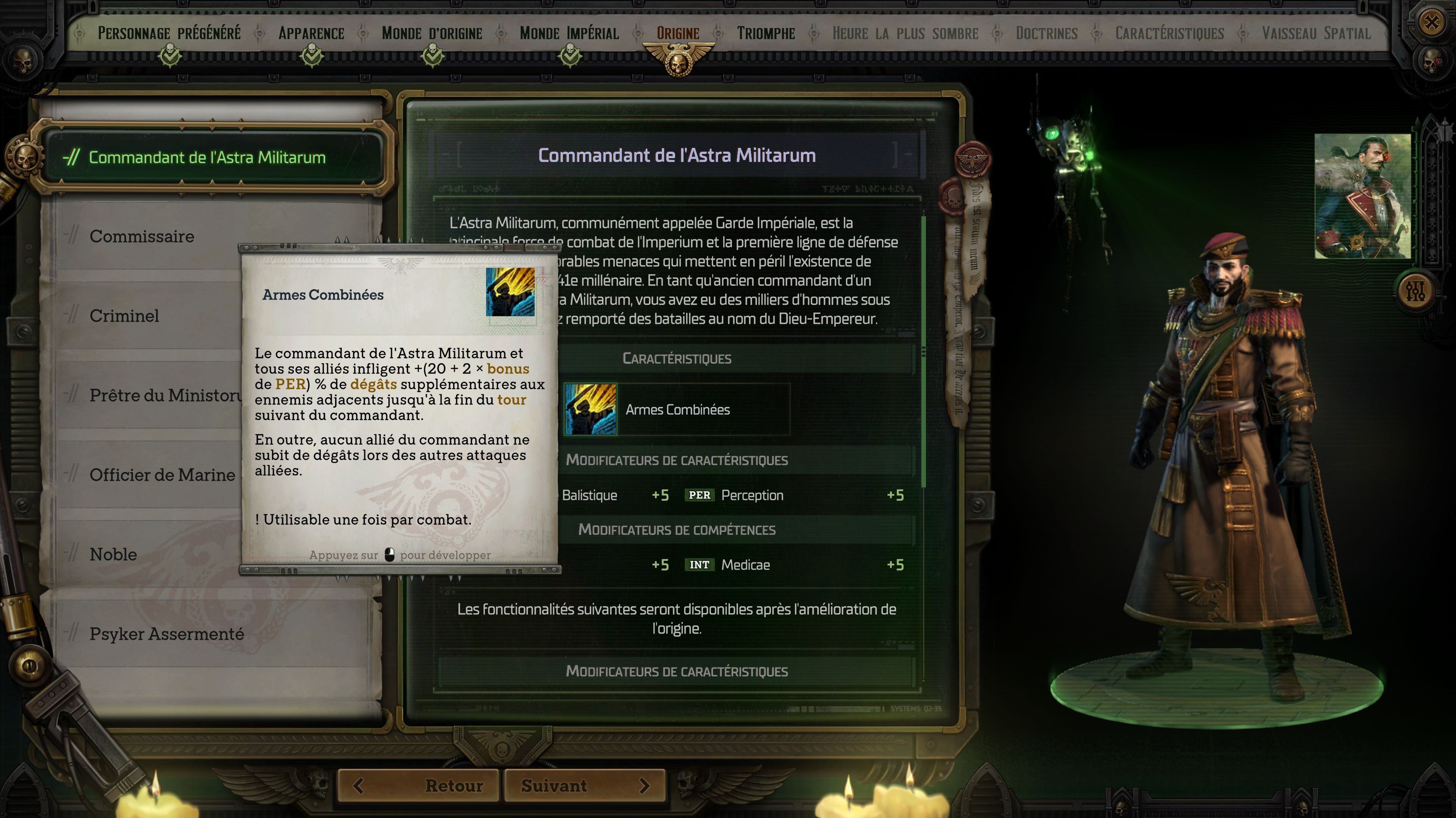 Création de personnage Rogue Trader : Quels choix faire ? - Millenium