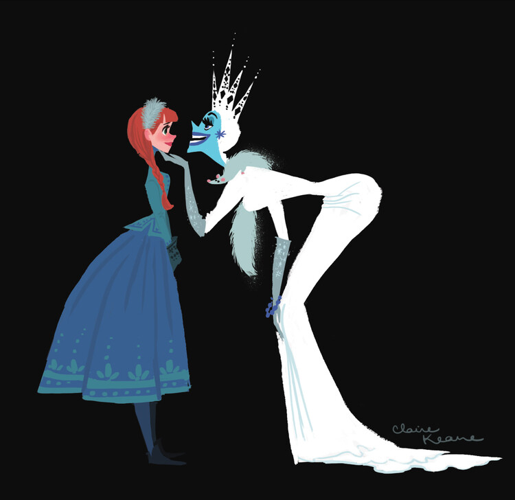 Elsa de la Reine des Neiges ne ressemblait initialement pas du tout à ...