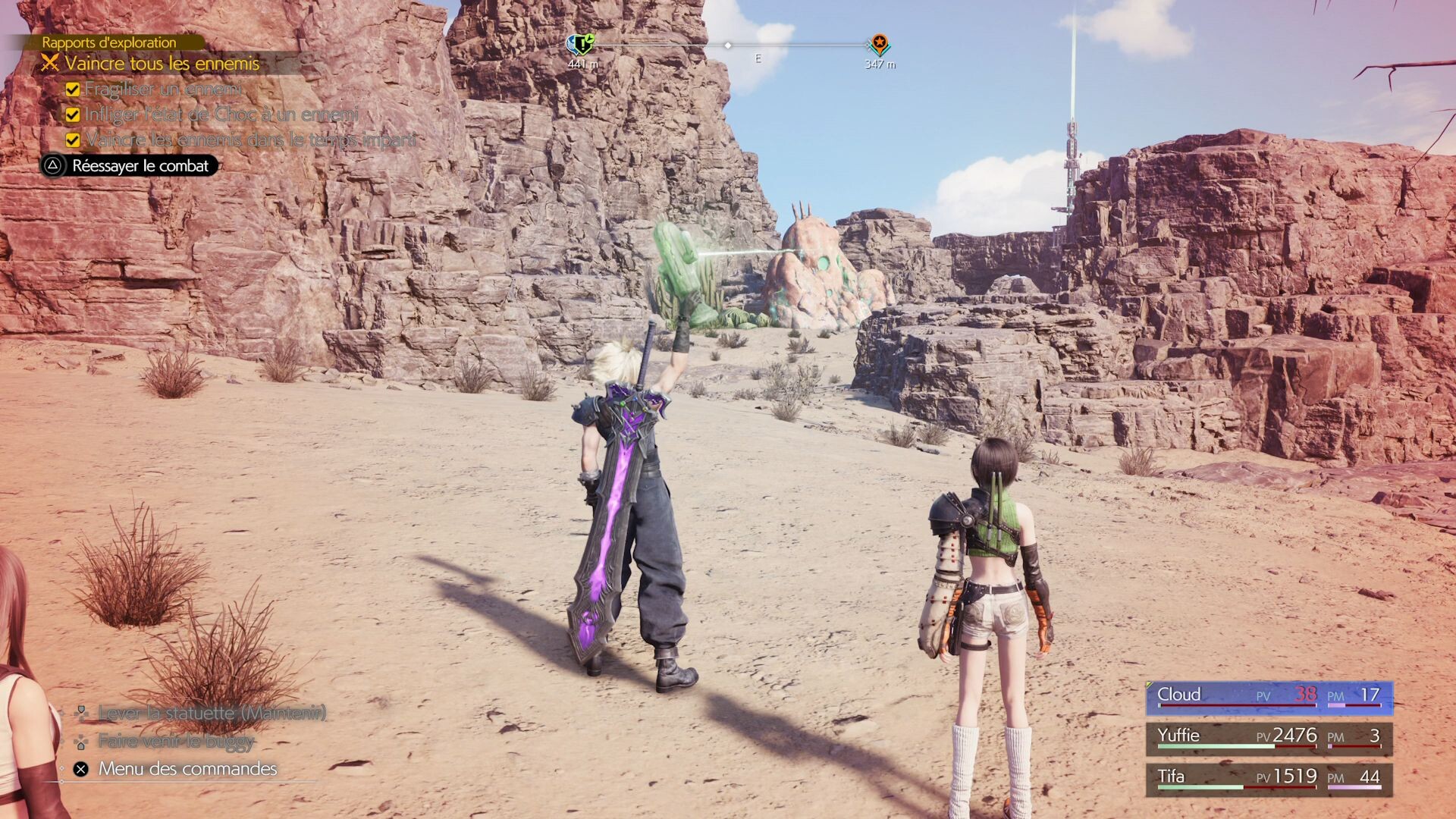 Protorelique de la région de Corel FF7 Rebirth : position du rocher ...