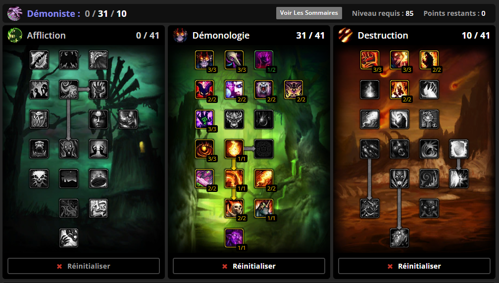 WoW Démoniste Démonologie Cataclysm Classic : Guide de classe de la ...
