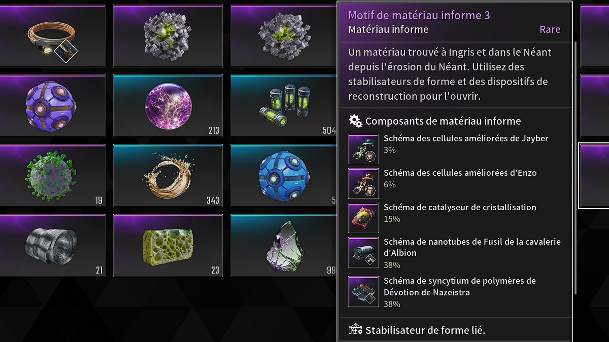 Matériau informe The First Descendant : Où le trouver et comment l ...