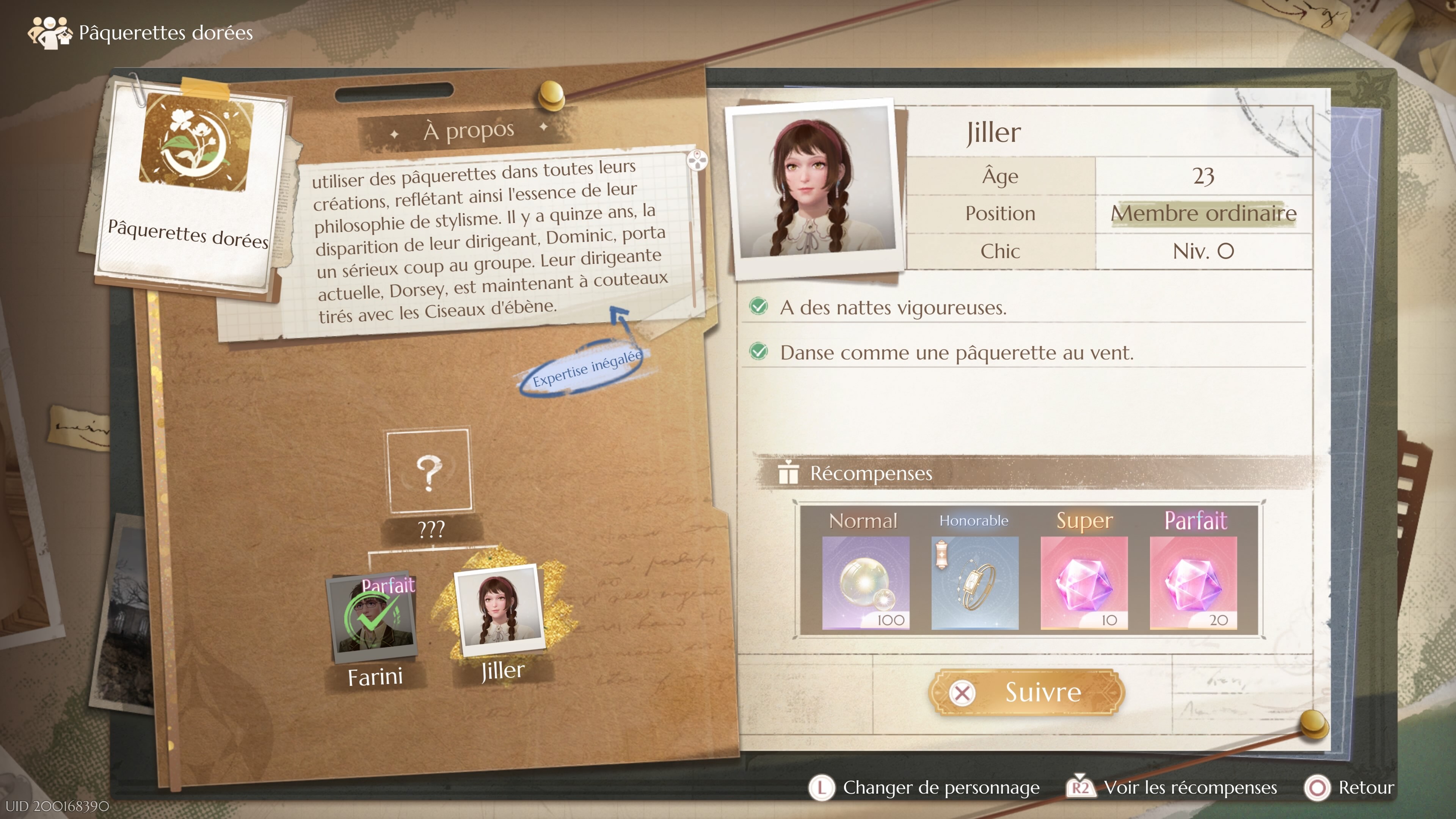 Factions Infinity Nikki : Où trouver tous les membres des concours de style ? - Millenium