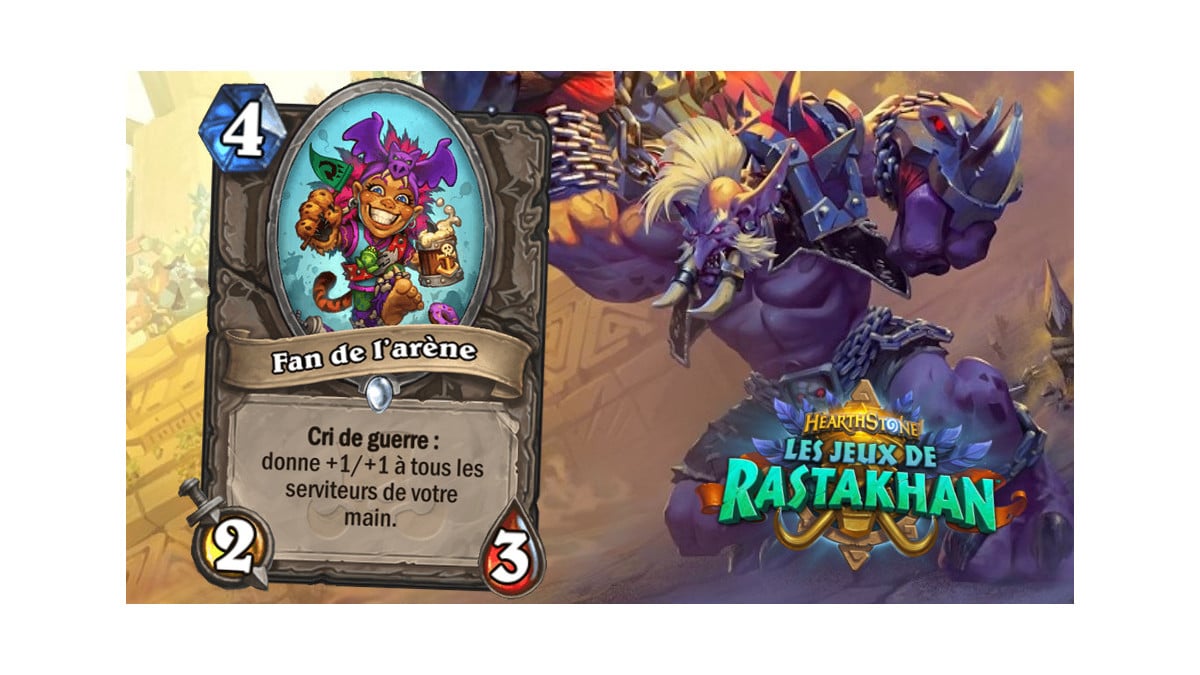 Hearthstone Jeux de Rastakhan : Fan de l'Arène (Arena Fanatic) - Millenium