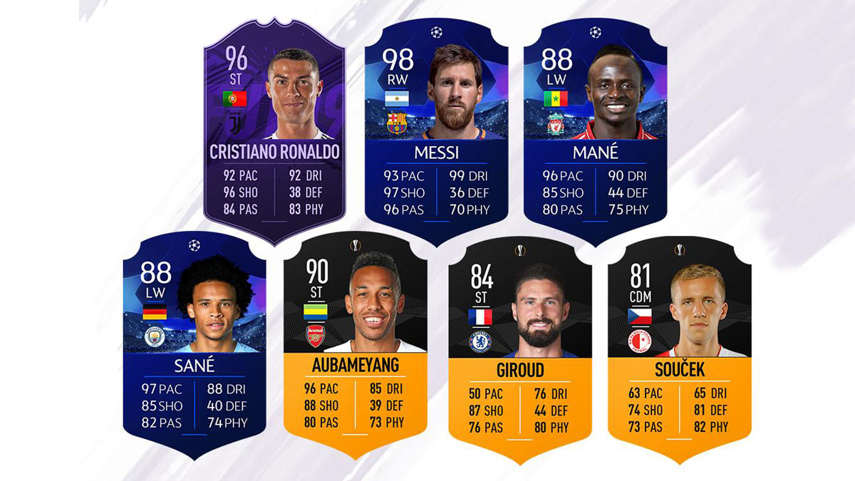 FUT 19 : MOTM, Ronaldo, Messi, Sané... man of the match - Millenium