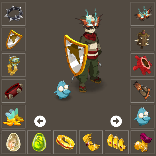 Dofus stuff Pandawa Tank, équipements pour un panda full Tacle/Vita - Millenium